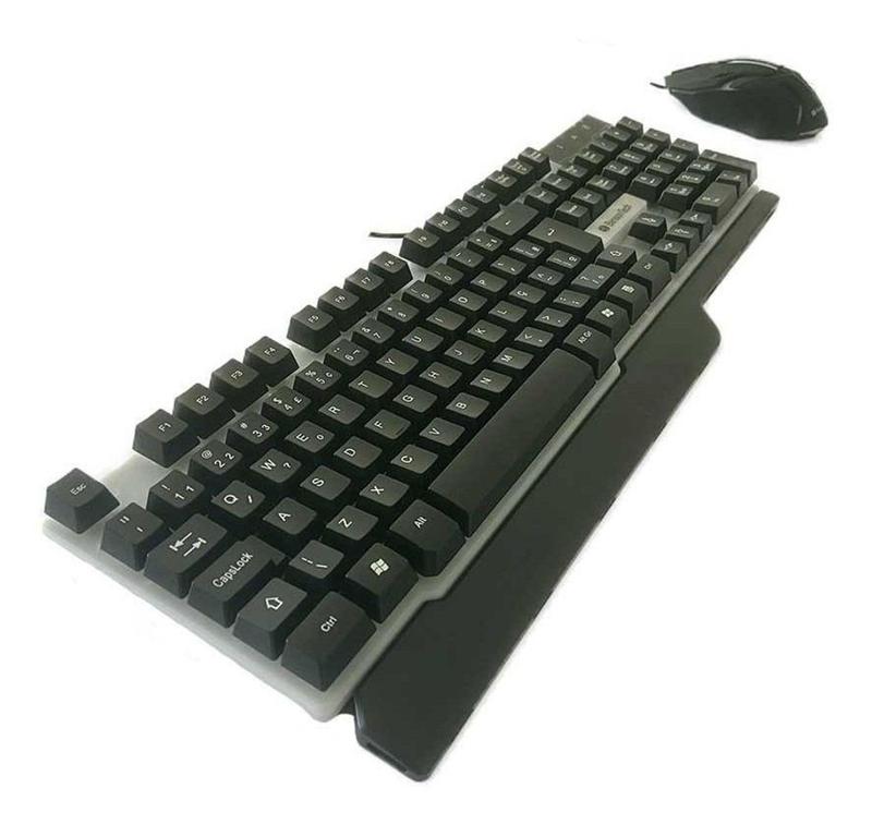 Teclado E Mouse Retroiluminado Led Gamer C/ Fio Usb - Jogos - Banson ...