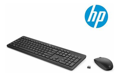 Teclado E Mouse Sem Fio Silencioso Com Ç E Luz Caps Lock Hp - Kit ...