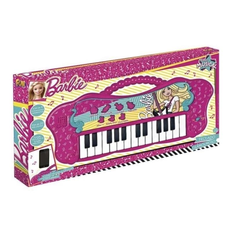 teclado fabuloso barbie c funcao mp3 player fun - Piano / Teclado de ...