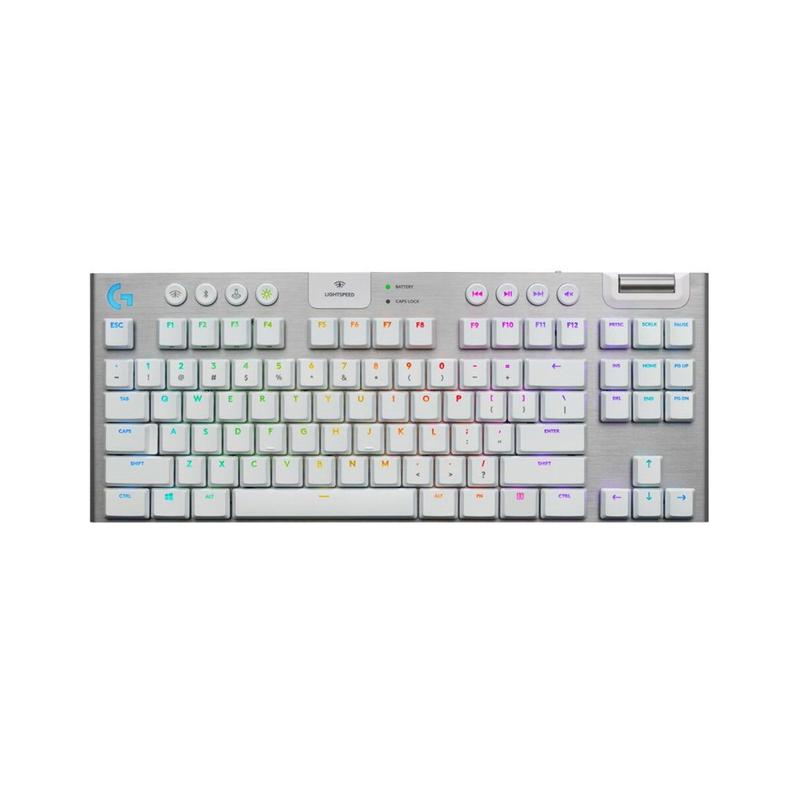 Teclado Gamer Logitech G915 Branco TLK Sem fio 920-009660 - Teclado ...