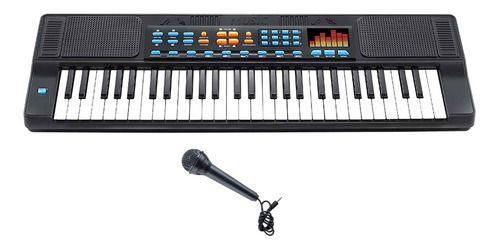 Teclado Infantil Com Microfone 54 Teclas Juvenil 36 sons - Dm Toys ...