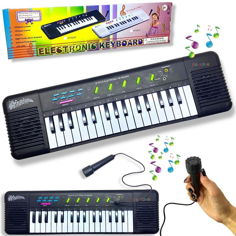 Teclado Infantil Musical Teclas Keys Com Microfone Piano F114 - Amoria ...