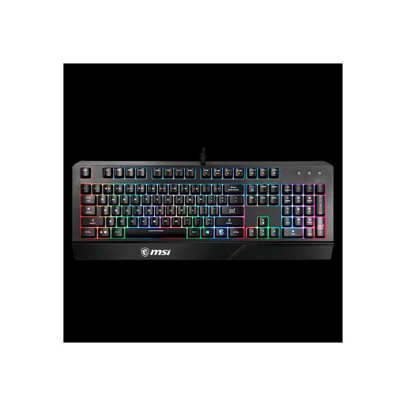 Teclado Msi Vigor Rgb Gk20 Gaming Ingles - Preto - Teclado - Magazine Luiza