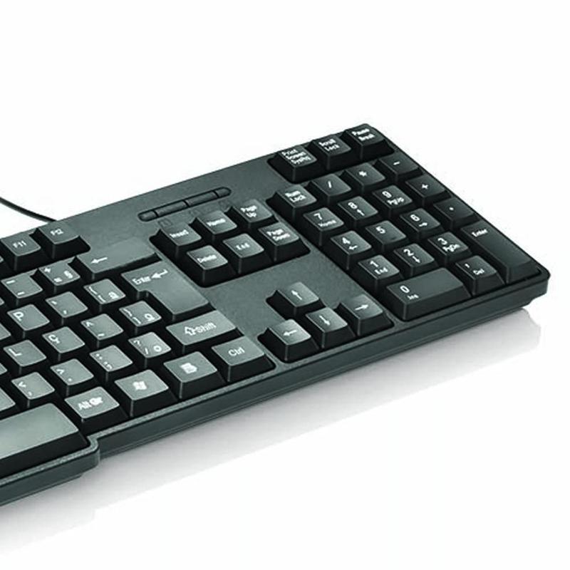 Teclado Multilaser Slim Básico Preto Multilaser TC225 - Teclado ...