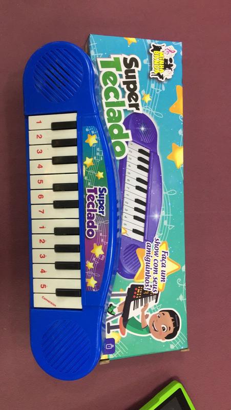Teclado musical Infantil - Pop Brinquedos - Teclado Infantil - Magazine ...