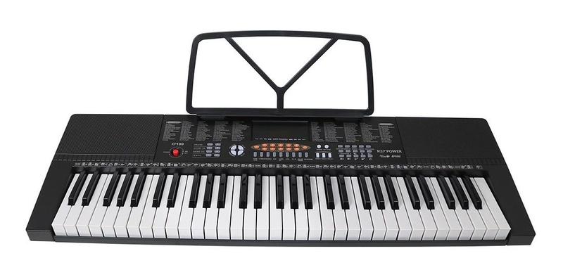 Teclado Musical Para Iniciantes Kep100 61 Teclas 350 Musicas - KEYPOWER ...