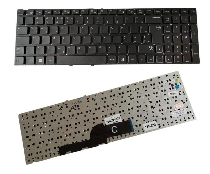 Teclado Notebook Samsung Np300E5A Np300E5C Compatível - Keyboard ...