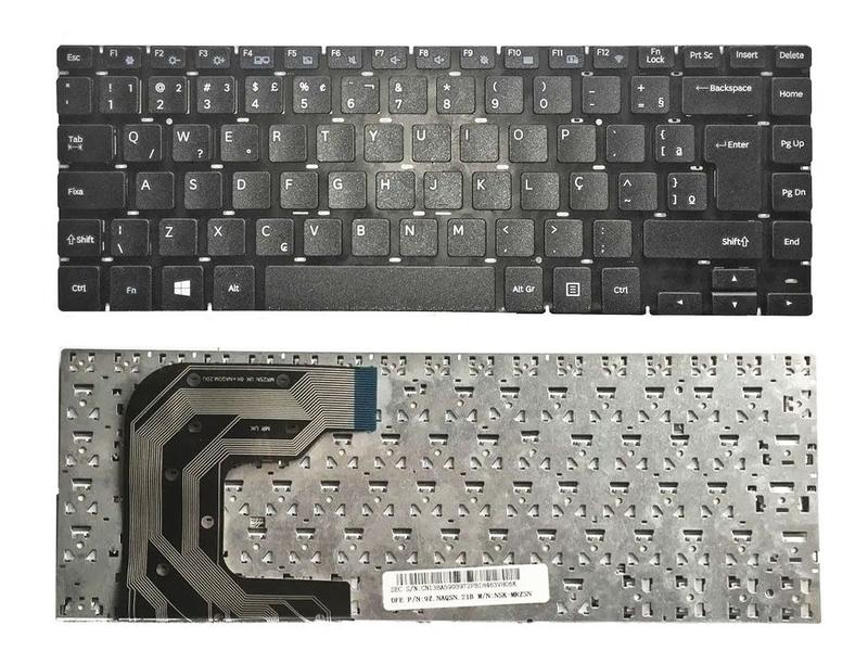 Teclado Notebook Ultrabook Samsung Np370e4k Padrão Br C/ Ç - KEYBOARD ...