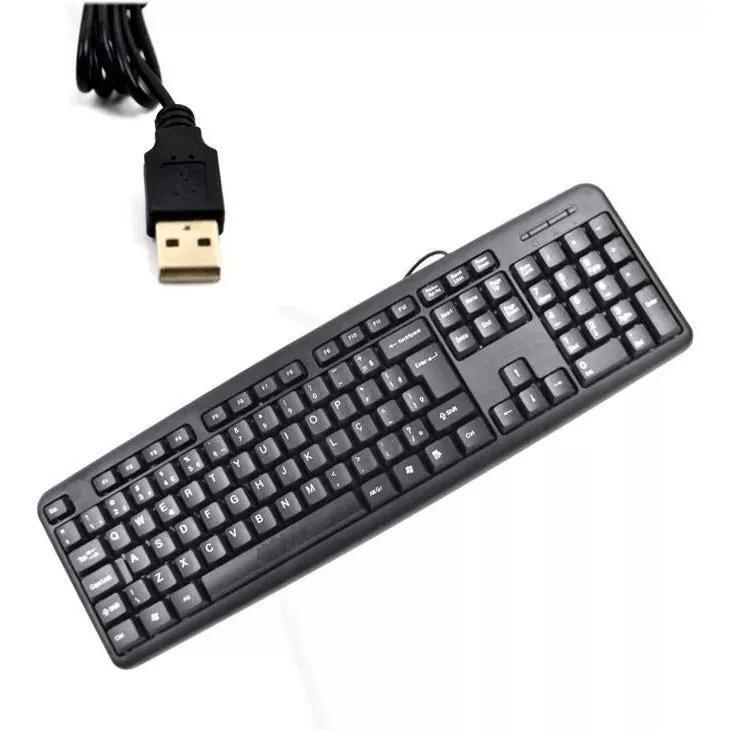 teclado para escritório notebook computador usb impermeável- - HMASTONN ...