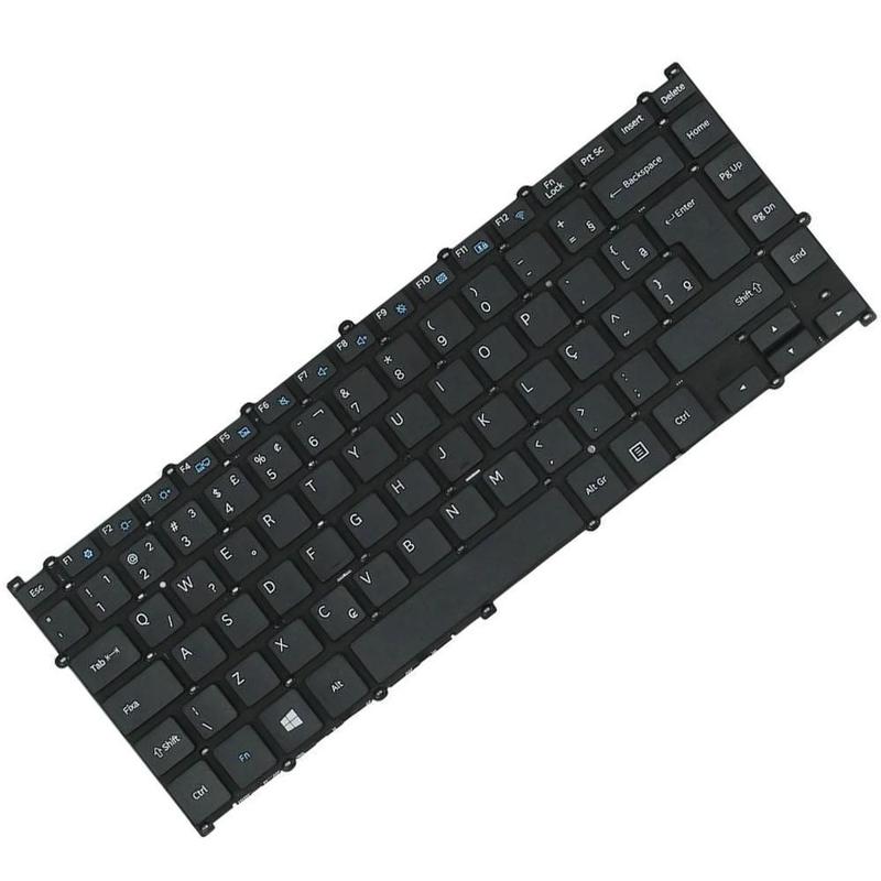 Teclado Para Notebook Samsung Np500R4M Br Ç Compatível - Keyboard ...
