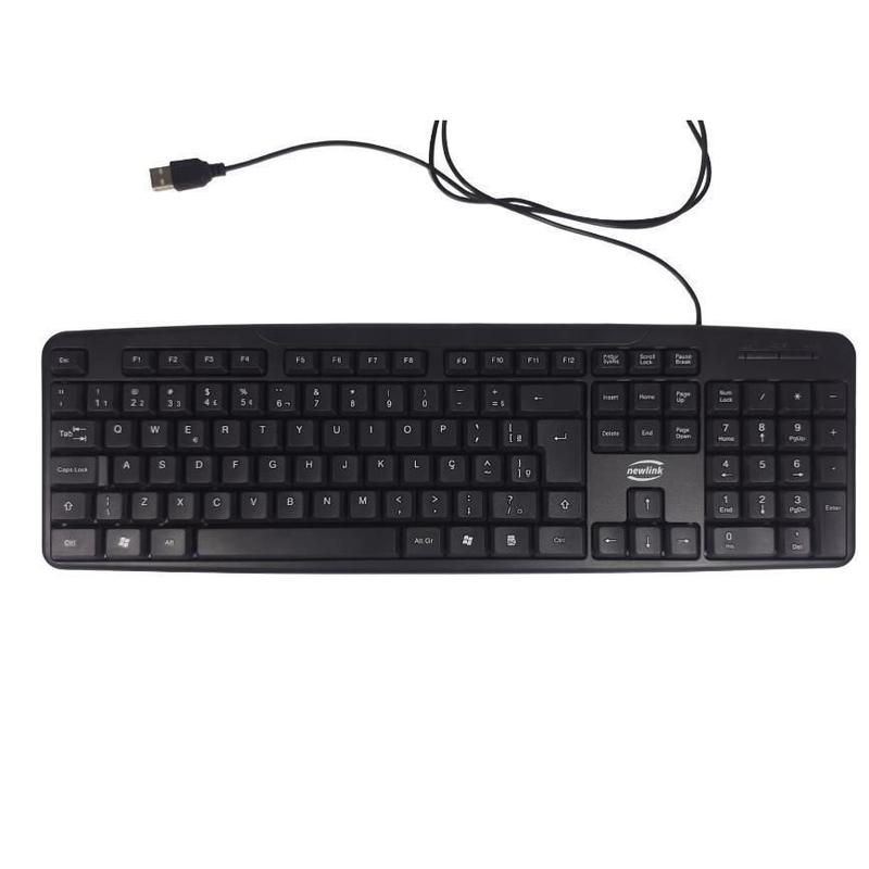 Teclado Usb Level Newlink Tc-308 Padrão Abnt2 Plug E Play - Teclado ...