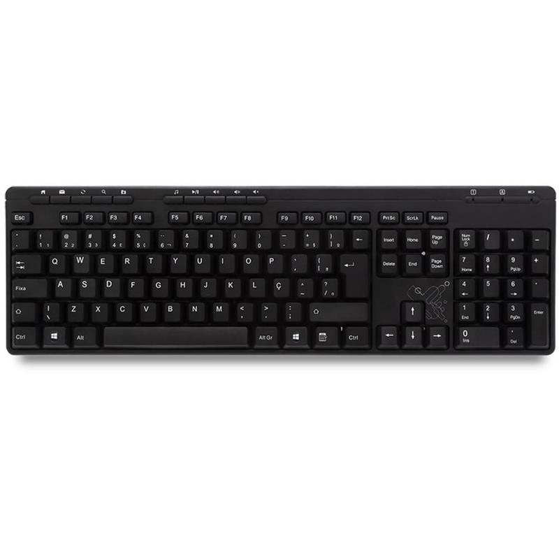 Teclado USB Office PRO Preto - Maxprint - Teclado - Magazine Luiza