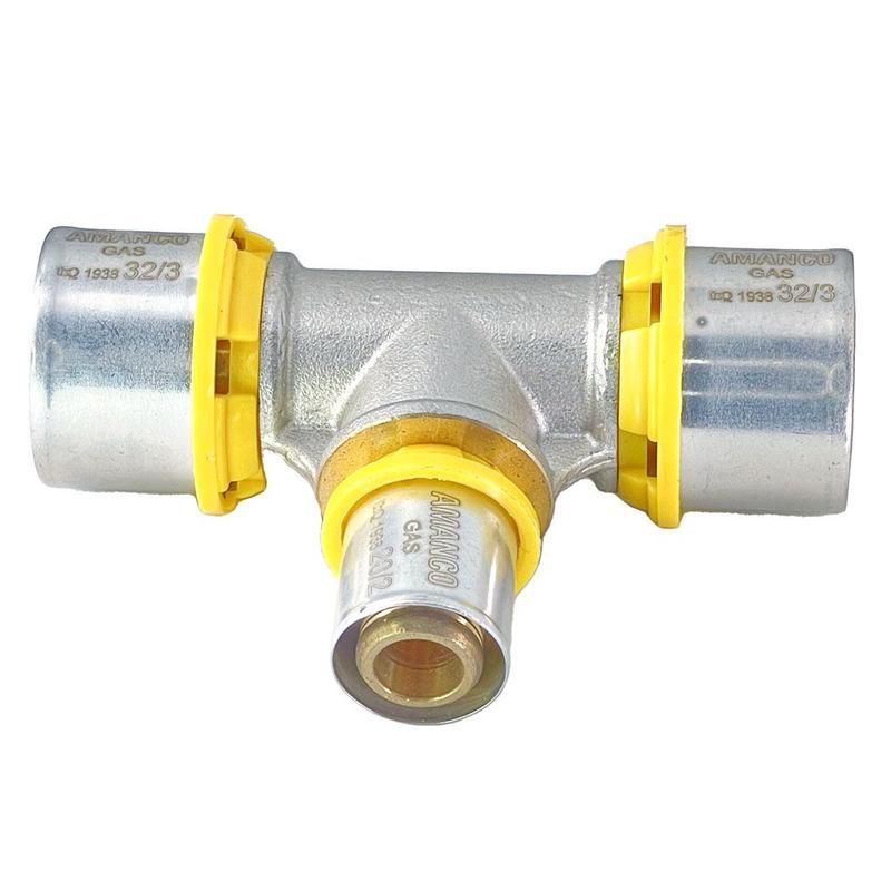 Tee Redução Amanco Gás 32 mm x 20 mm x 32 mm - Peças e Acessórios para ...