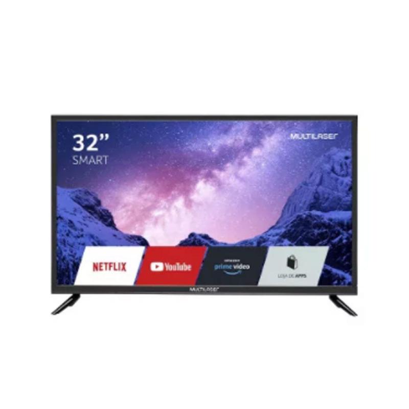 Tela 32 Polegadas HD Com FunAAo Smart E Wi-Fi Integrado Multilaser ...