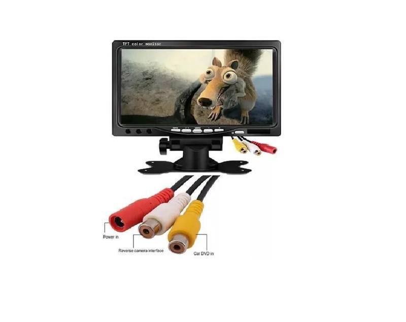 Tela 7 polegadas,Lcd controle remoto - TFT - Tv Monitor - Magazine Luiza