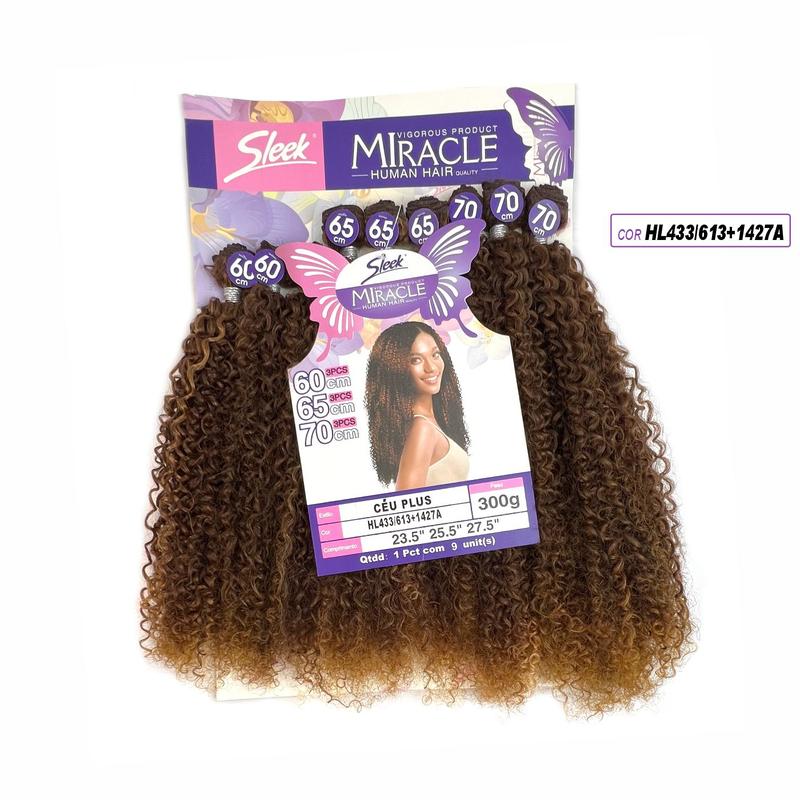 Tela cabelo sleek ceu plus 70cm fibra organica cacheada - Hair Rass ...