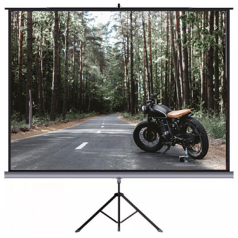 Tela de Projeção com tripé Standard 2,43m x 1,82m TTM120VL TES - Tela ...