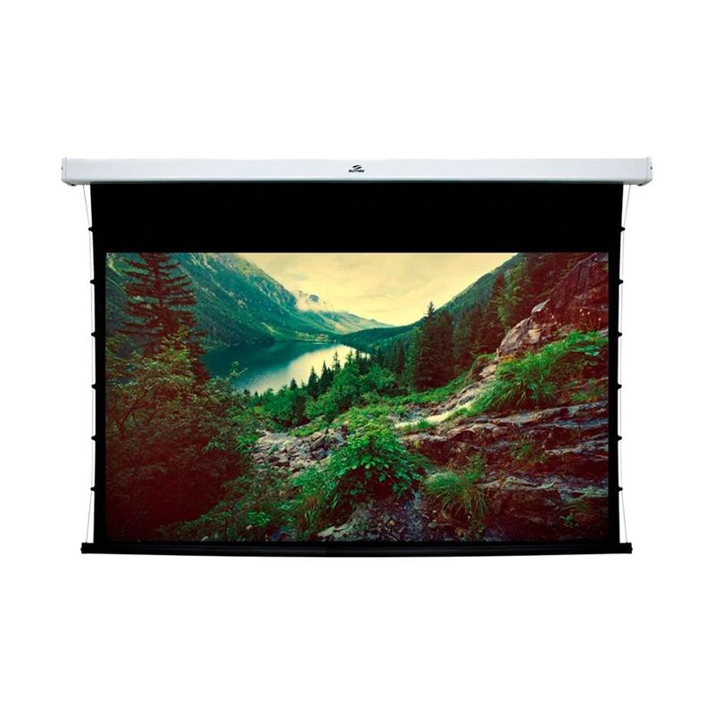 Tela De Projeção Elétrica Tensionada 16:9 84 Pol. Sumay - Tela de ...