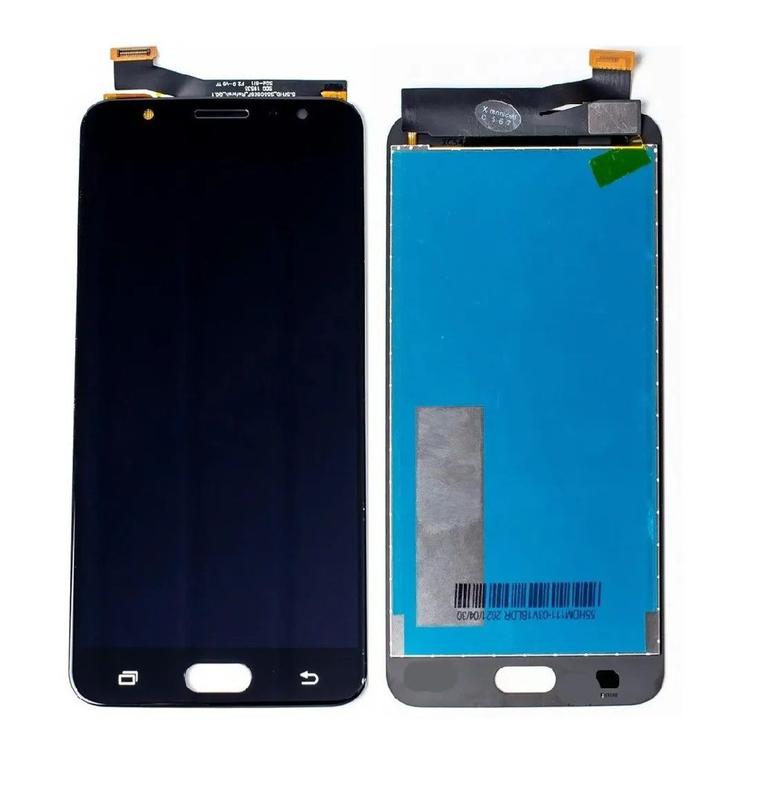 Tela display frontal lcd compatível galaxy j7 prime g610 - preto ...