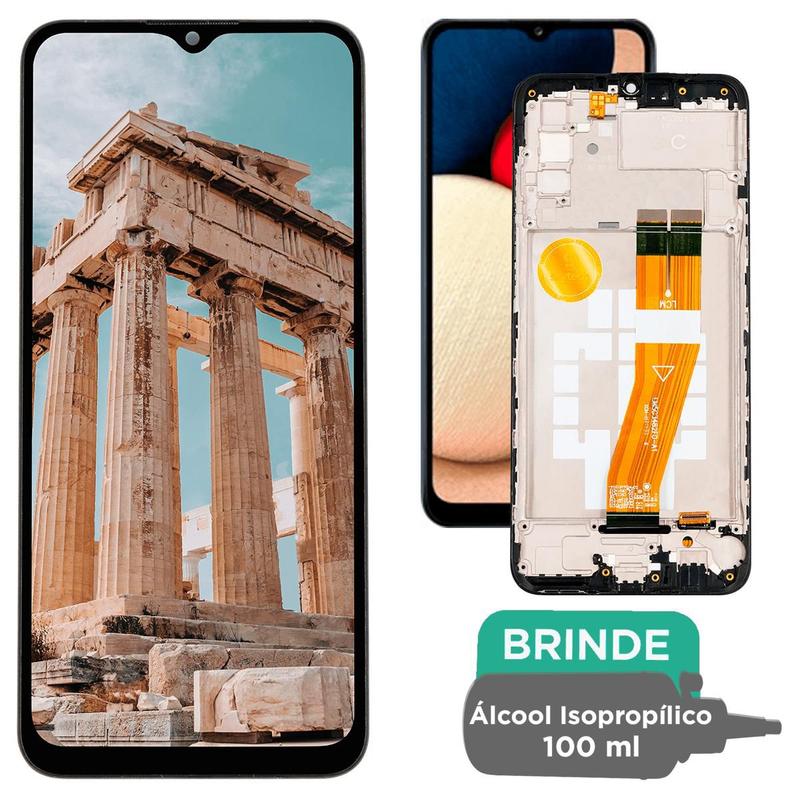 Tela Galaxy A02s A025 C/Aro Nacional Compatível Samsung - Peças para ...