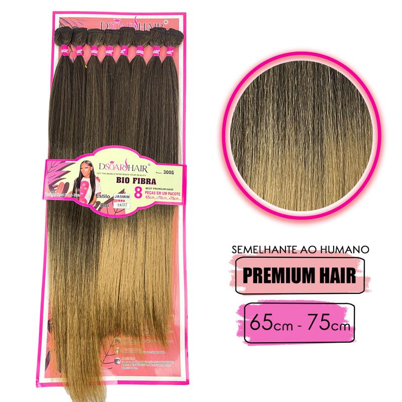 Tela Jasmim Cabelo Liso Longo Naturl Yaki Fibra Premium Hair - Rass ...