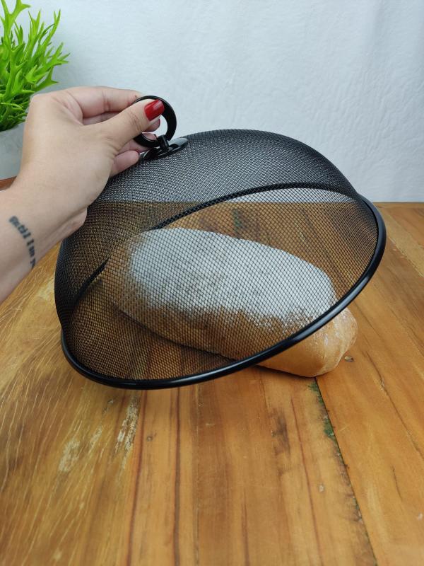 Tela Protetora Para Alimentos em Metal - Preta - Paiol Móveis - Tela ...