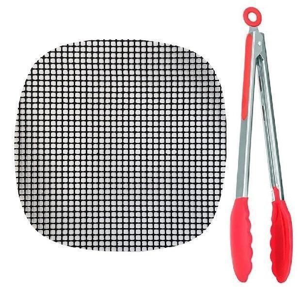 Tela Teflon Grill 18,5 Cm Para Cesto De Air Fryer + Pegador - MR ...