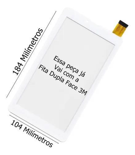 Tela Touch Vidro Tablet Multilaser M7 3g Plus BRANCO - DL - Tela para ...