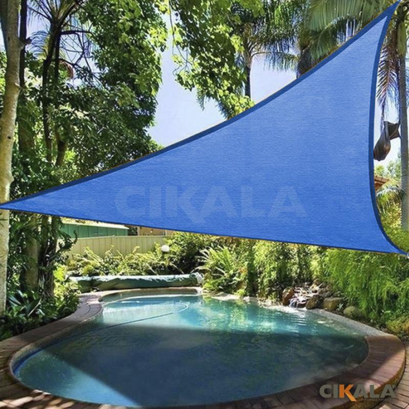 Tela Triangular Sombreamento Azul 4x4x4 Metros para Cobertura e ...