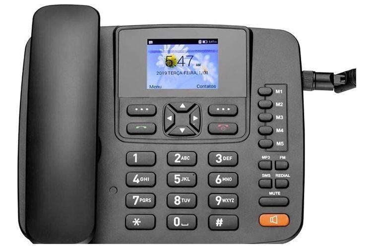 Telefone Celular Rural De Mesa 4g Com Wifi Mp3 Radio - Re506 ...