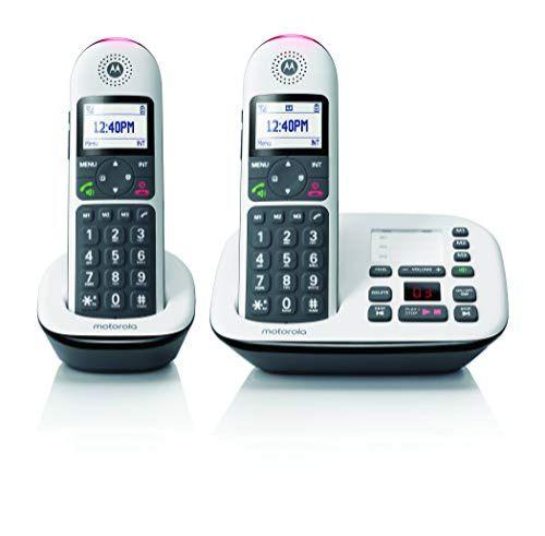Telefone Digital Sem Fio Motorola CD5012 com Secretária Eletrônica (2 ...