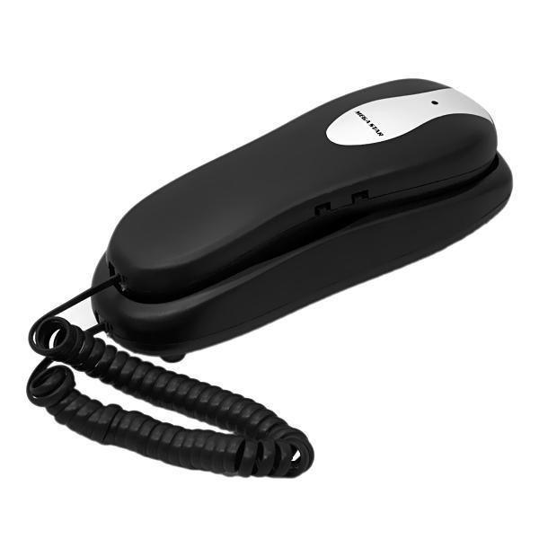 Telefone Fixo com Fio MegaStar FT-305P - Preto - Ramais - Magazine Luiza