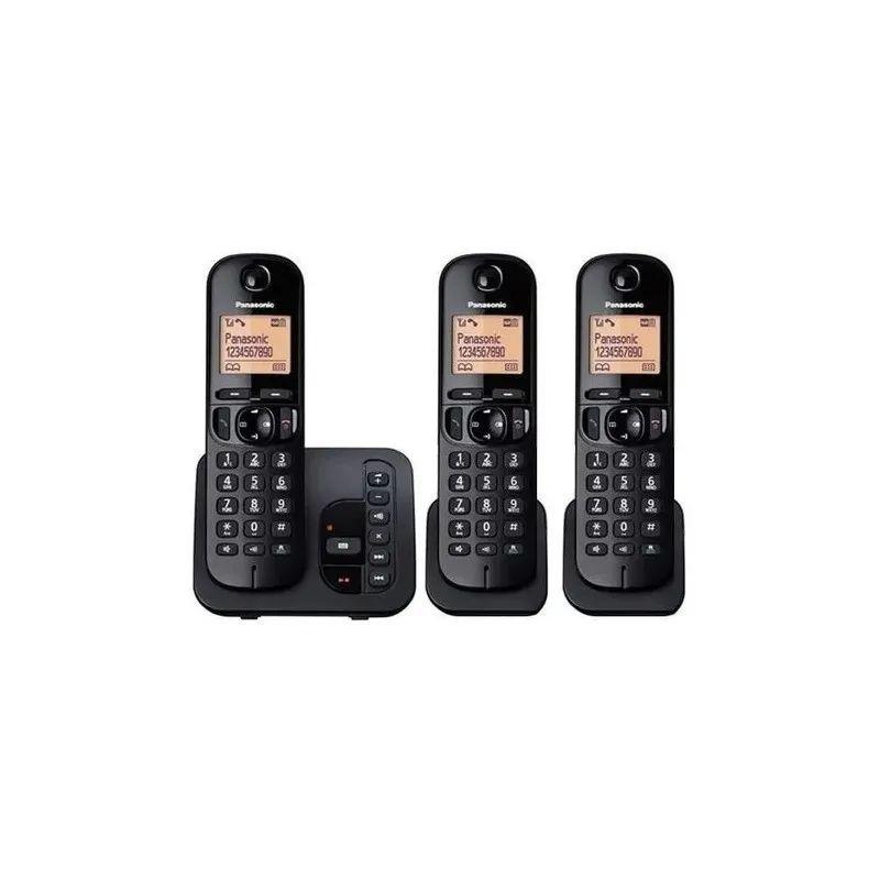 Telefone Fixo Panasonic Sem Fio Kx Tgc223Lcb 3 Bases Bi Volt - Ramais ...