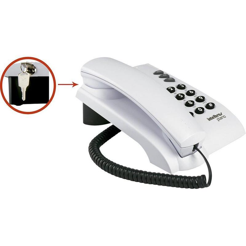 Telefone Fixo Pleno com Chave Cinza Ártico - Intelbras - Ramais ...