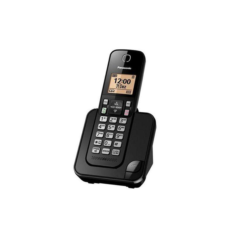 Telefone Panasonic Kx Tgc350 Bin Preto 2V 1 Unidade - Ramais - Magazine ...