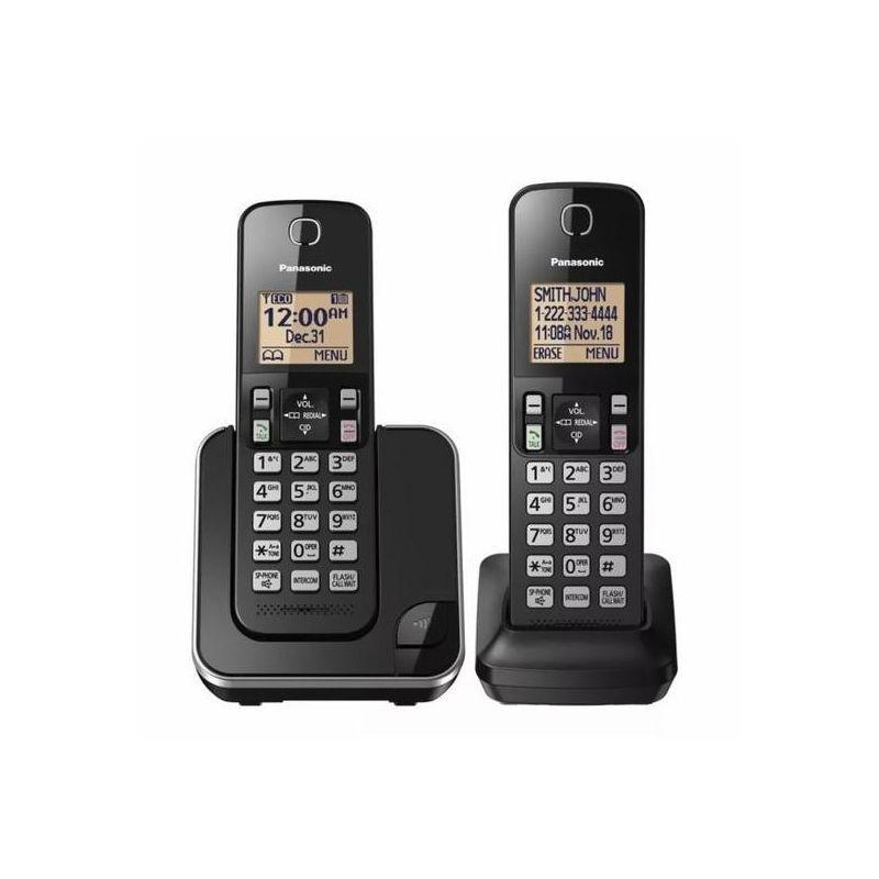 Telefone Panasonic Kx Tgc352Lab Sem Fio 2 Base Bina 110V Preto - Ramais - Magazine Luiza