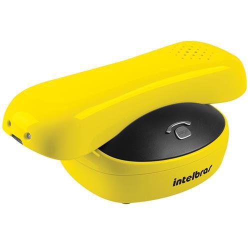 Telefone sem Fio Intelbras Amarelo - TS8220 - Ramais - Magazine Luiza