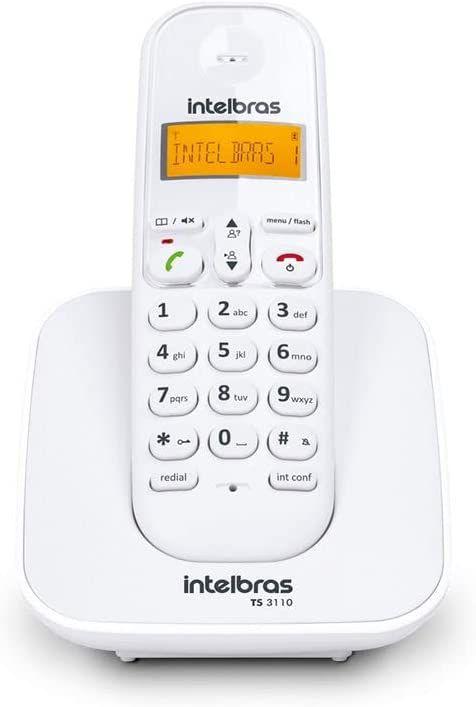 Telefone Sem Fio Intelbras Bivolt Longo Alcance Branco - Ramais ...