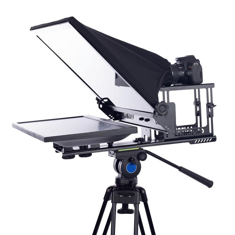 Teleprompter Profissional Lumipro Led 19' Espelho Polarizado ...