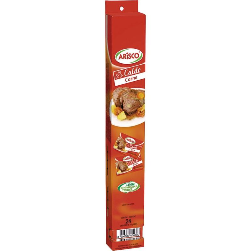 Tempero arisco caldo carne e frango 24 unidades 19g - Caldo para ...
