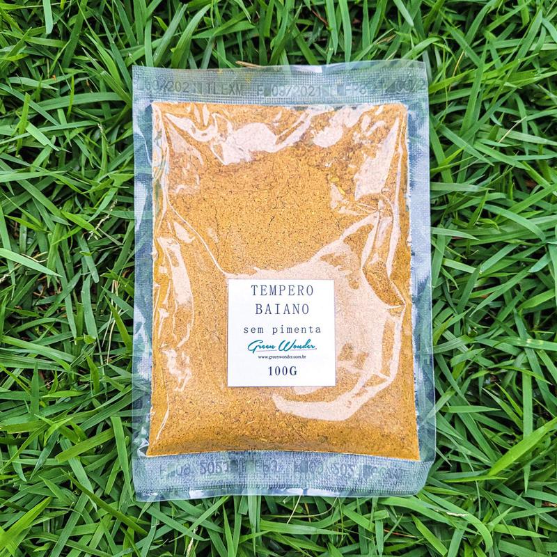 Tempero Baiano 100 gramas - Green Wonder - Tempero - Magazine Luiza