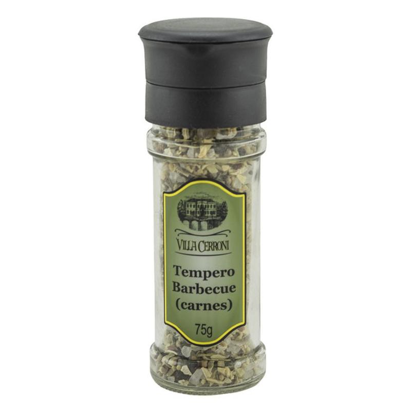Tempero Barbecue Moedor Reutilizável- Villa Cerroni - 75 g - Tempero ...
