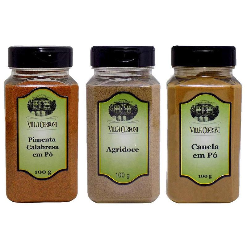 Tempero Canela Pó, Cravo Pó, Noz Moscada Pó, Cominho Pó - Villa Cerroni - Temperos e Condimentos ...