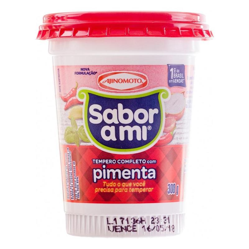 Tempero Completo A Mi Com Pimenta 300G - Sabor ami - Ajinomoto - Tempero - Magazine Luiza