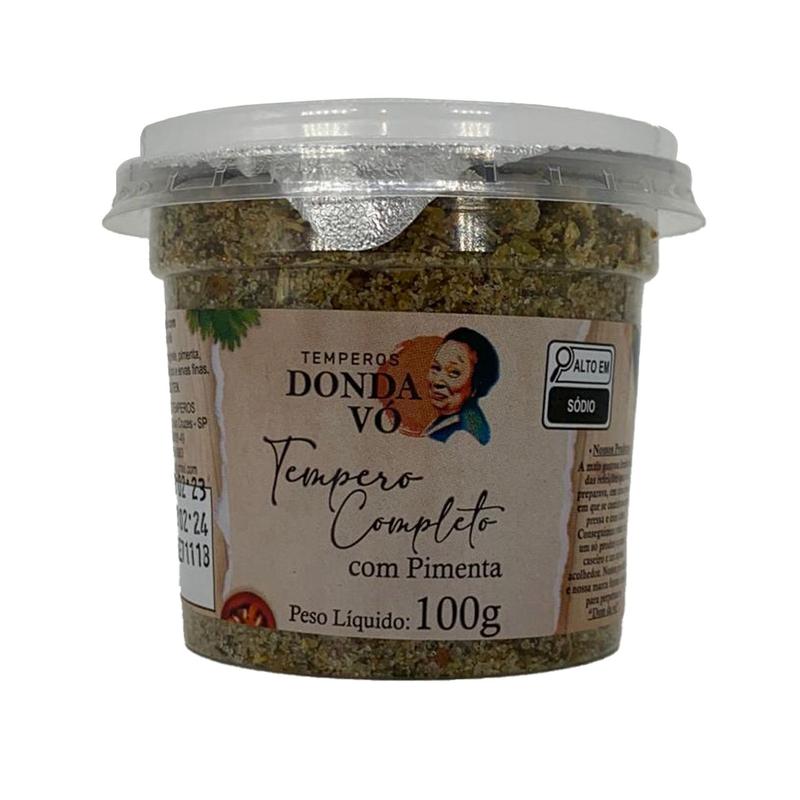 Tempero Completo Com Pimenta Donda Vó Para Carnes Aves E Molhos Sem ...