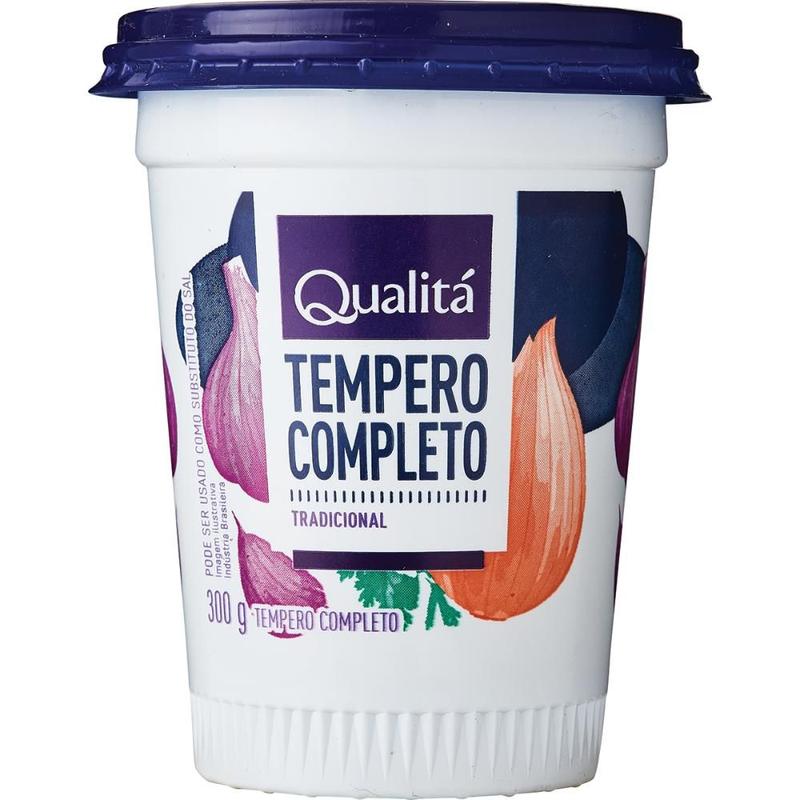 Tempero Completo Tradicional Qualitá Pote 300g - ODERICH MP - Tempero - Magazine Luiza