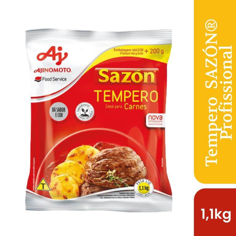 Tempero Em Pó Sazón Profissional Sabor Carnes 1,1Kg - Tempero ...