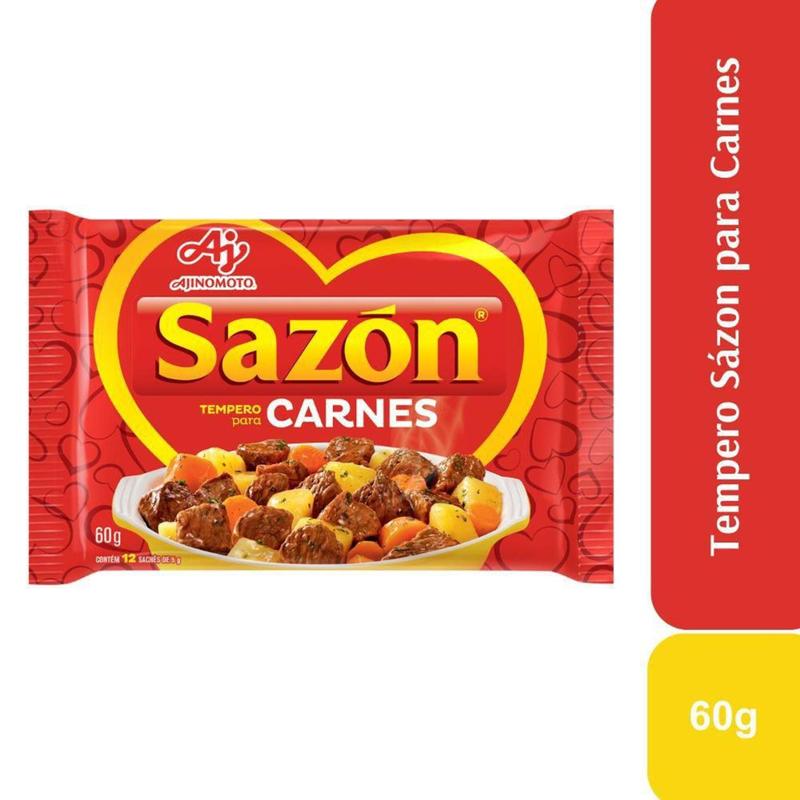 Tempero em pó sazón sabor carnes 60g - Tempero - Magazine Luiza