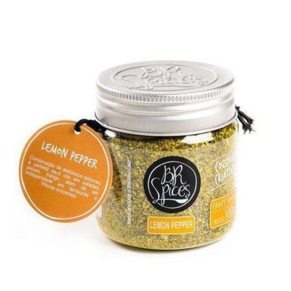 Tempero Lemon Pepper 100g - Br Spices - Tempero - Magazine Luiza