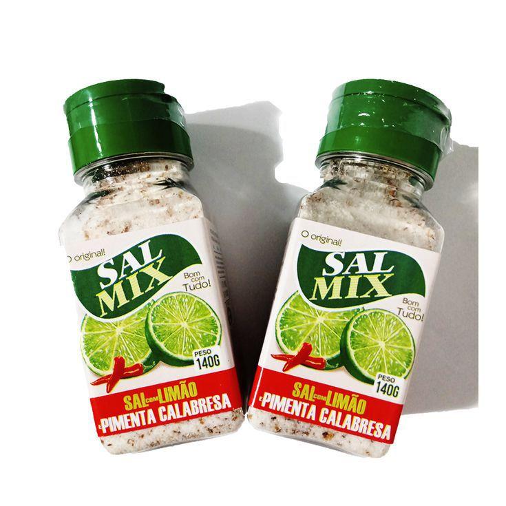 Tempero Sal Com Limão E Pimenta Calabreza - 2 Unid. - 140g - SAL MIX ...